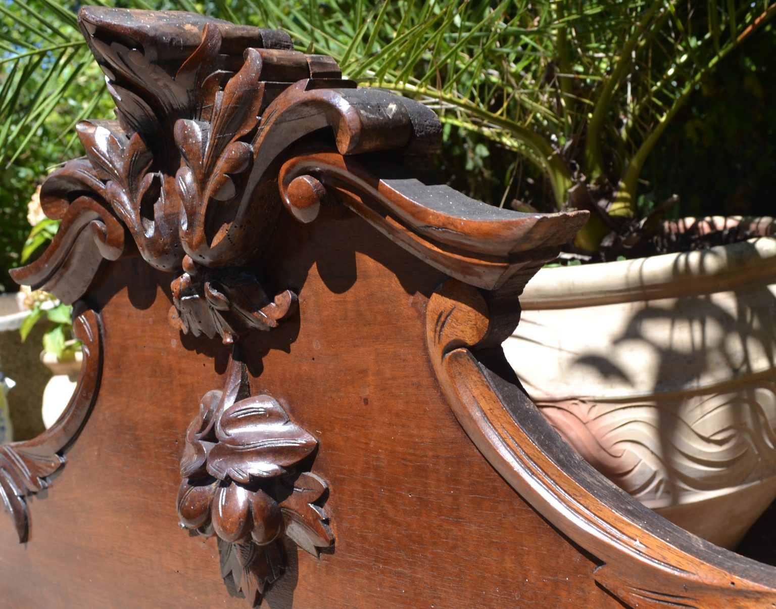 Fronton en bois - La Maison de Carine